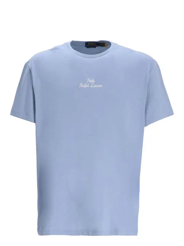 Polo Ralph Lauren Logo-embroidered Cotton T-shirt - Blue