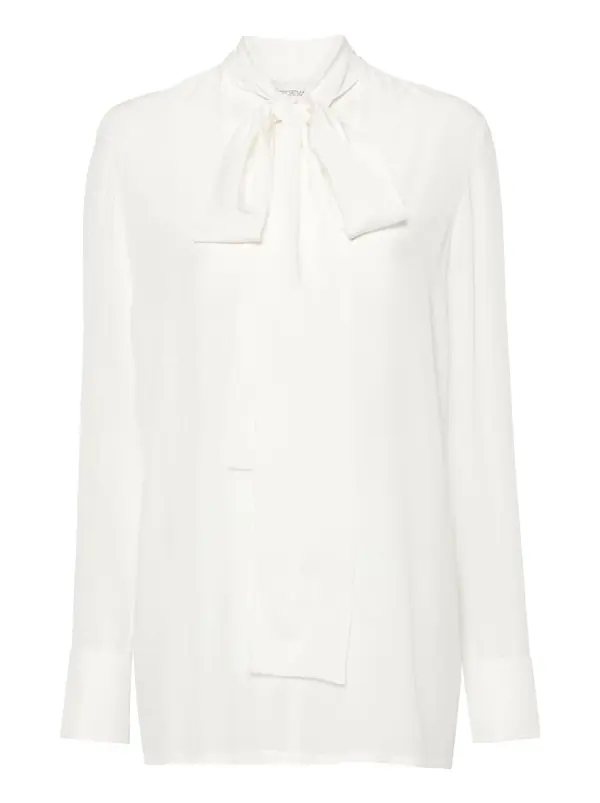 Sportmax Elleni Silk Blouse - White
