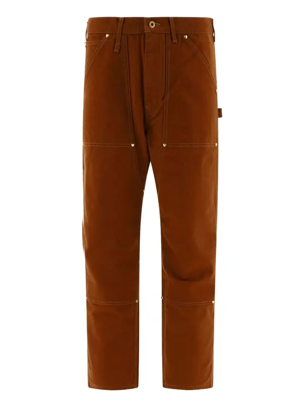HUMAN MADE Straight Leg Trousers - Brown