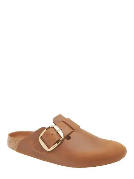 BIRKENSTOCK Boston Big Buckle Clog - Cognac