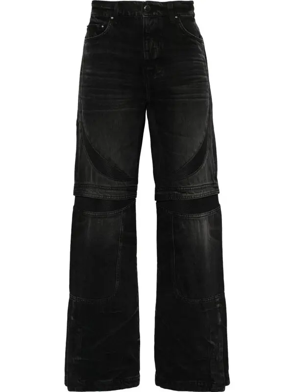 Amiri Mx-3 Straight-leg Jeans - Black