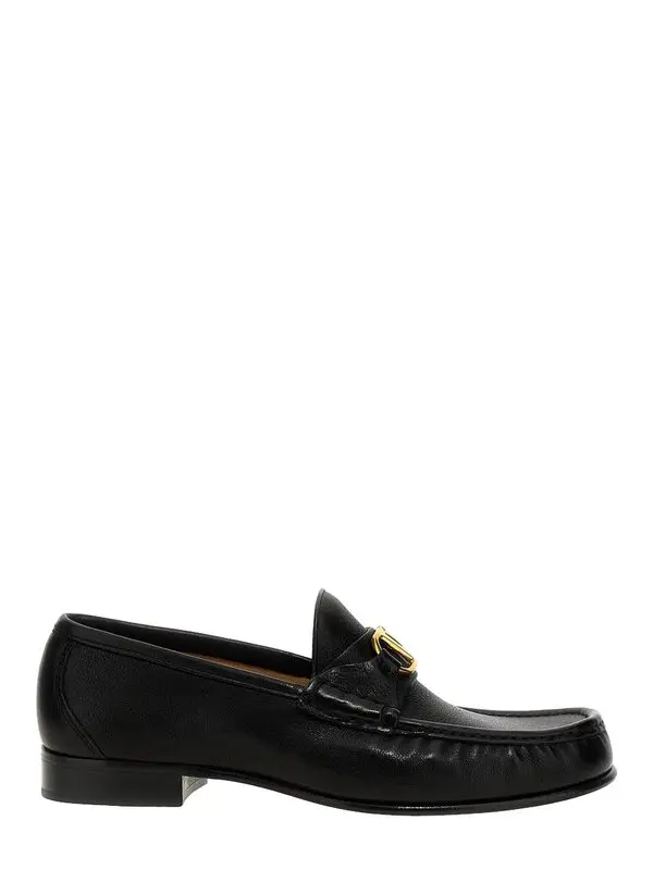 Valentino Garavani Vlogo Signature Loafers - Black