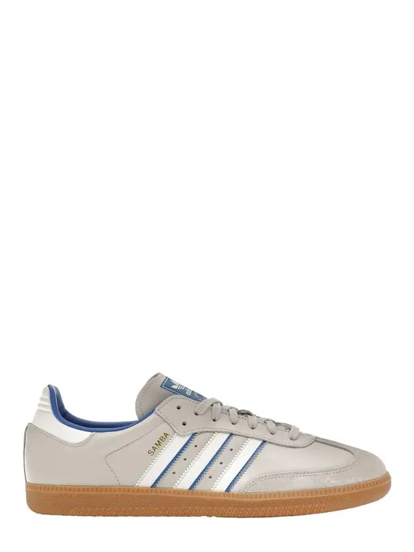 Adidas Samba Og Sneakers - Grey One/crystal White/blue
