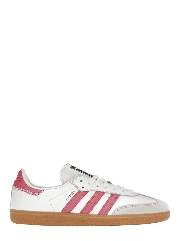 Adidas Samba Og Sneakers - White/rose Tone/collegiate Green