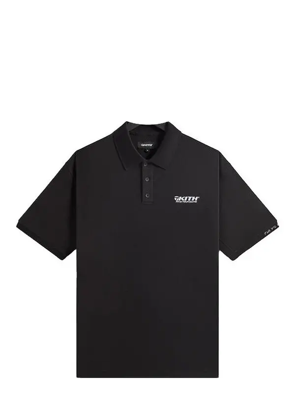 Kith Taylormade Provisional Polo Shirt - Black