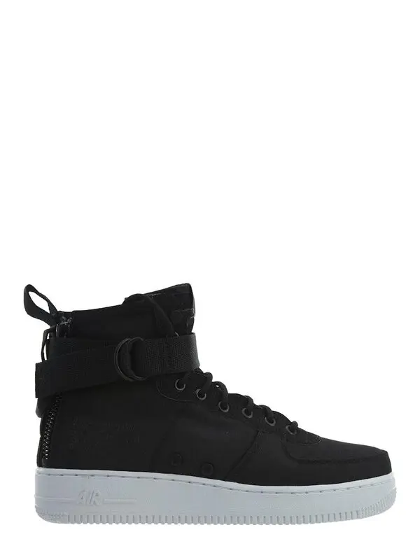 Nike Sf Af1 Mid High-top Sneakers - Black/anthracite/white