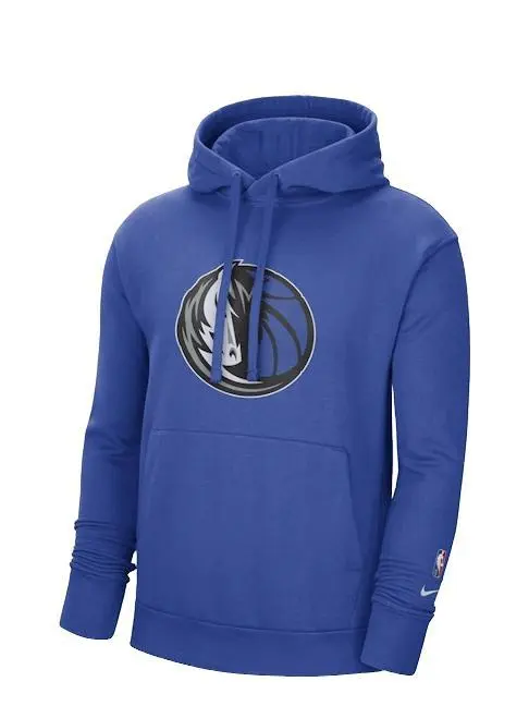 Nike Nba Dallas Mavericks Essential Fleece Hoodie - Blue