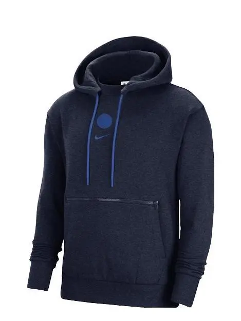 Nike Nba Dallas Mavericks Courtside Pullover Fleece Hoodie - Navy Blue