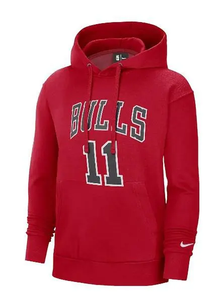 Nike Nba Chicago Bulls Demar Derozan Essential Fleece Pullover Hoodie - Red