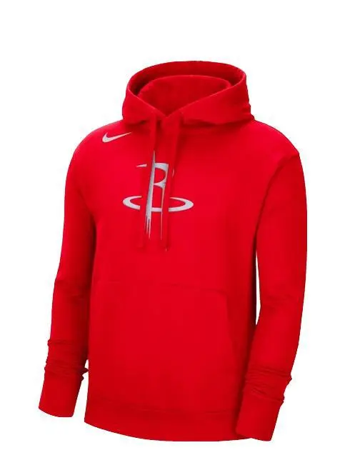 Nike Nba Houston Rockets Fleece Pullover Hoodie - Red