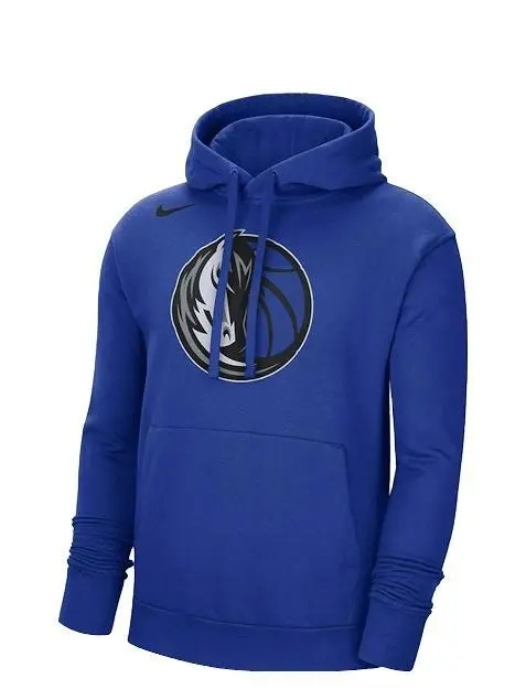 Nike Nba Dallas Mavericks Fleece Pullover Hoodie - Blue