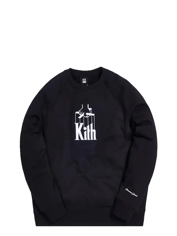 Kith X The Godfather Puppet Crewneck Sweatshirt - Black