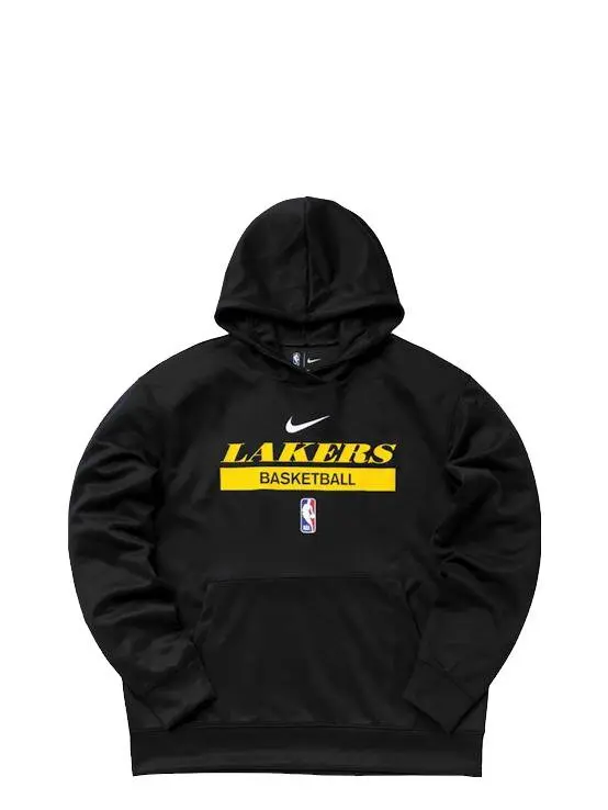 Nike Nba Los Angeles Lakers Spotlight Drifit Loose Fit Hoodie - Black