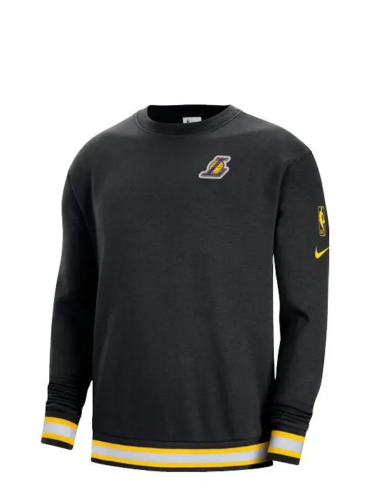Nike Nba Los Angeles Lakers Fleece Sweatshirt - Black