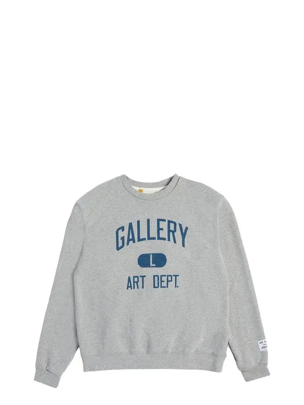 GALLERY DEPT. Crewneck Sweatshirt - Heather Grey