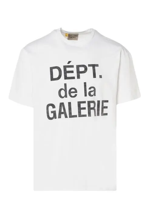 GALLERY DEPT. Dept De La Galerie Classic Tee Shirt - White