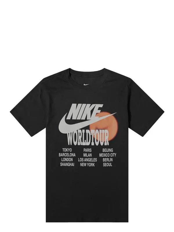 Nike Sportswear World Tour Tee Shirt - Black