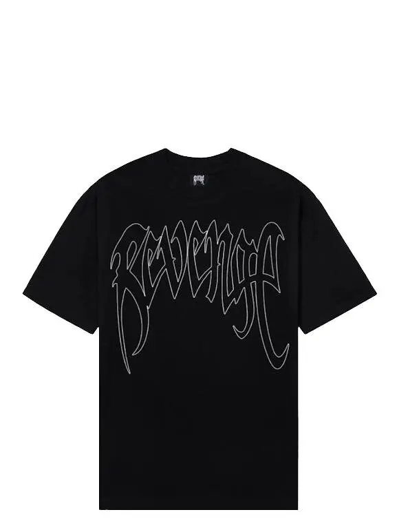 REVENGE Outline Tee Shirt - Black