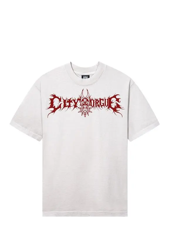 REVENGE X City Morgue Grim Reaper Tee Shirt - Cement
