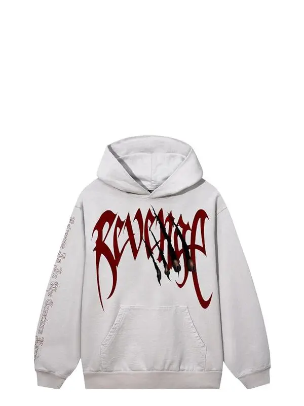 REVENGE X City Morgue Arch Logo Claw Hoodie - Cement