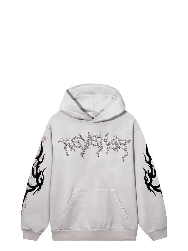 REVENGE X City Morgue Lightning Logo Cerberus Hoodie - Cement