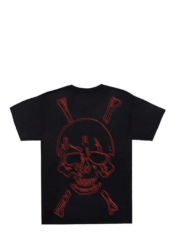 REVENGE X Zillakami Crossbone Arch Tee Shirt - Black