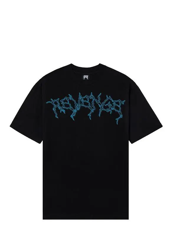 REVENGE X City Morgue Lightning Logo Cerberus Tee Shirt - Black