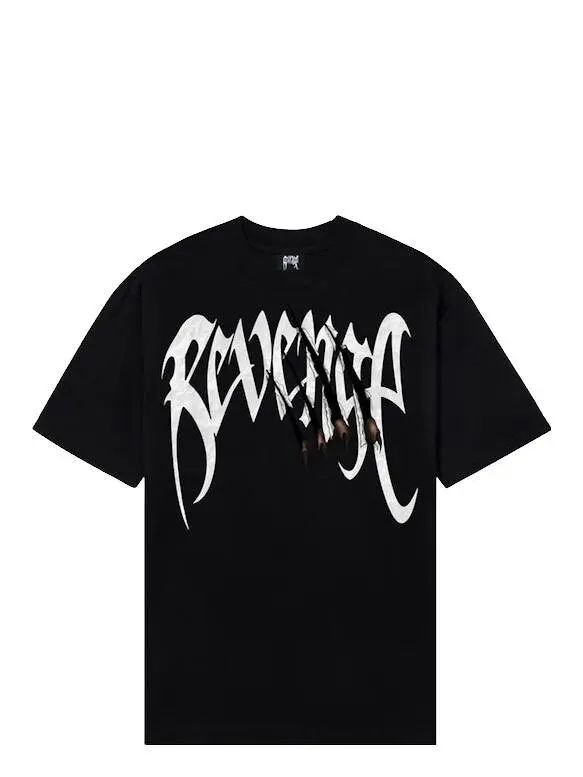 REVENGE X City Morgue Arch Logo Claw Tee Shirt - Black