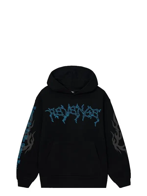 REVENGE X City Morgue Lightning Logo Cerberus Hoodie - Black