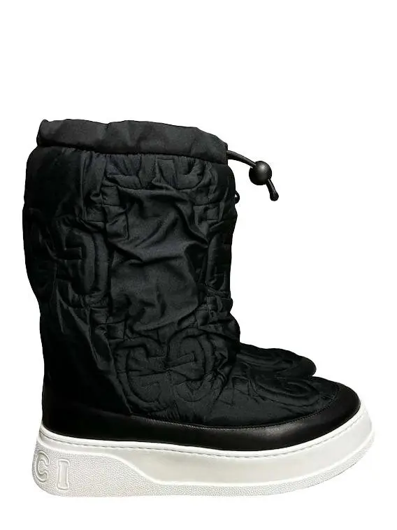 Gucci Cloth Boots - Black