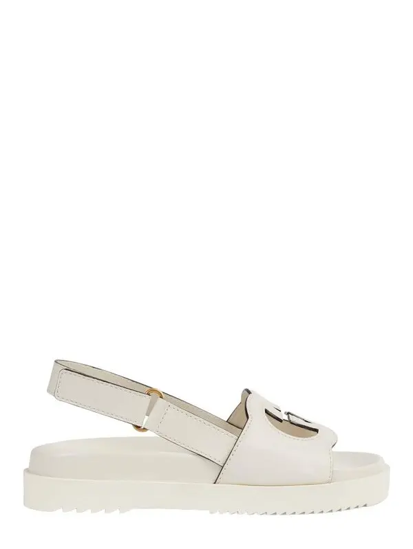 Gucci Interlocking G Sandal - White