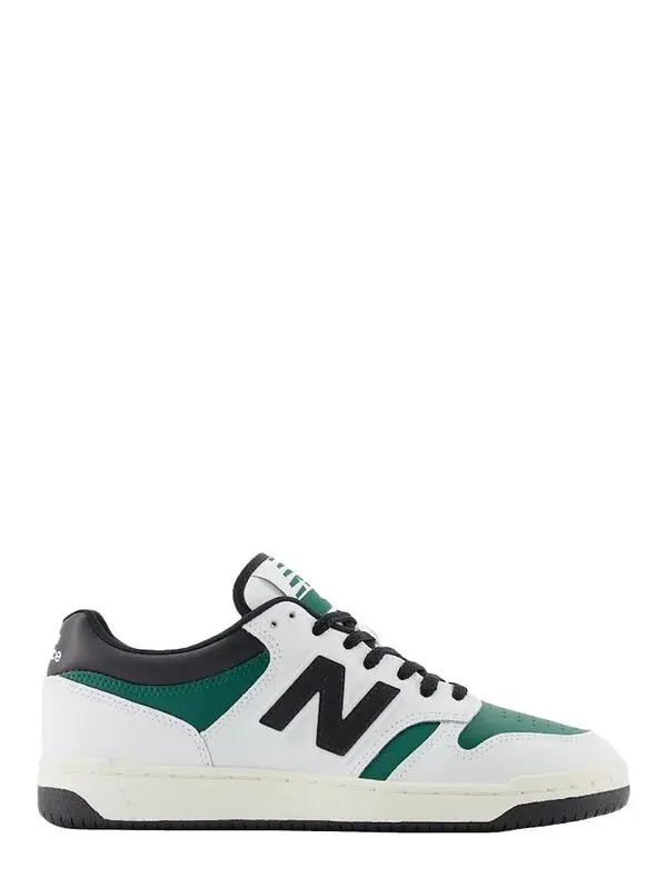 NEW BALANCE 480 Sneakers - White/marsh Green/black