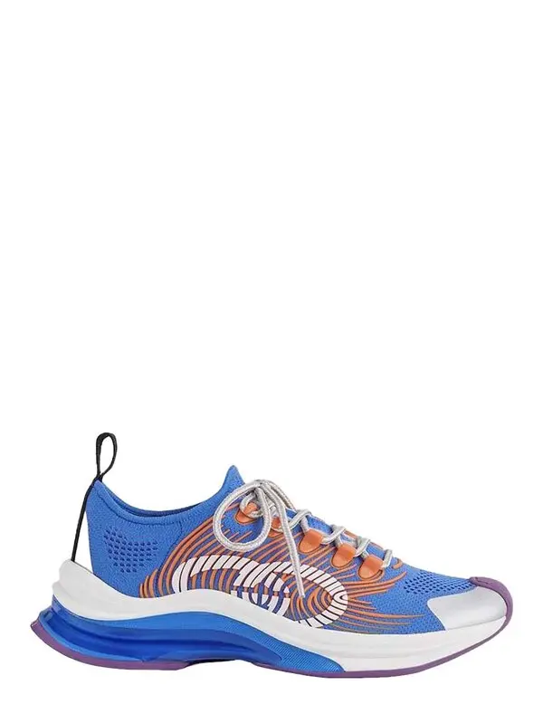 Gucci Monogram Sneakers - Blue/orange