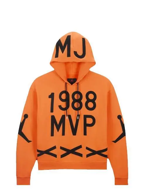 JORDAN X Nina Chanel Abney Fleece Hoodie - Alpha Orange