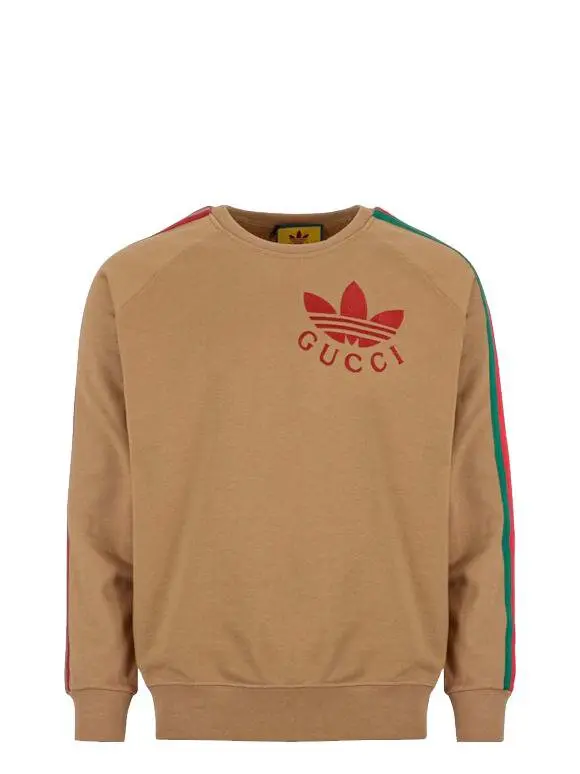 Gucci X Adidas Trefoil Sweatshirt - Beige