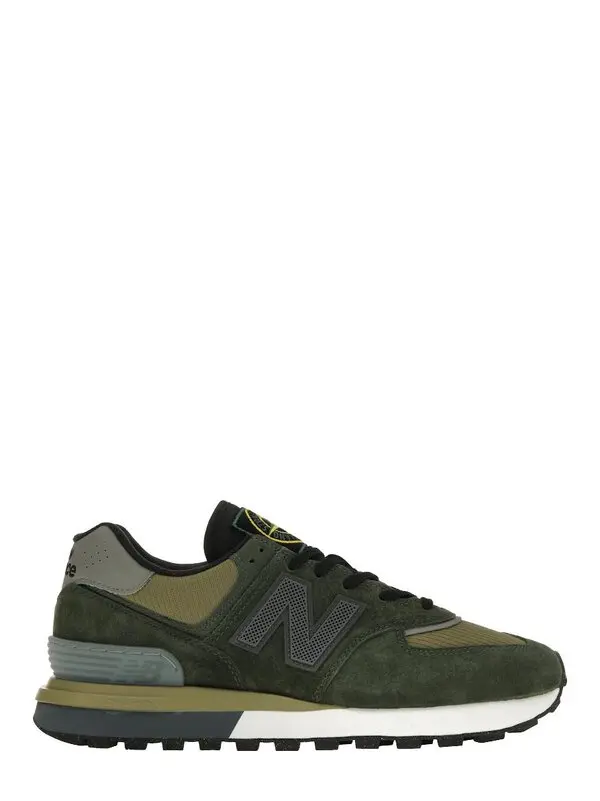 NEW BALANCE 574 Legacy Stone Island - Dark Green/brown