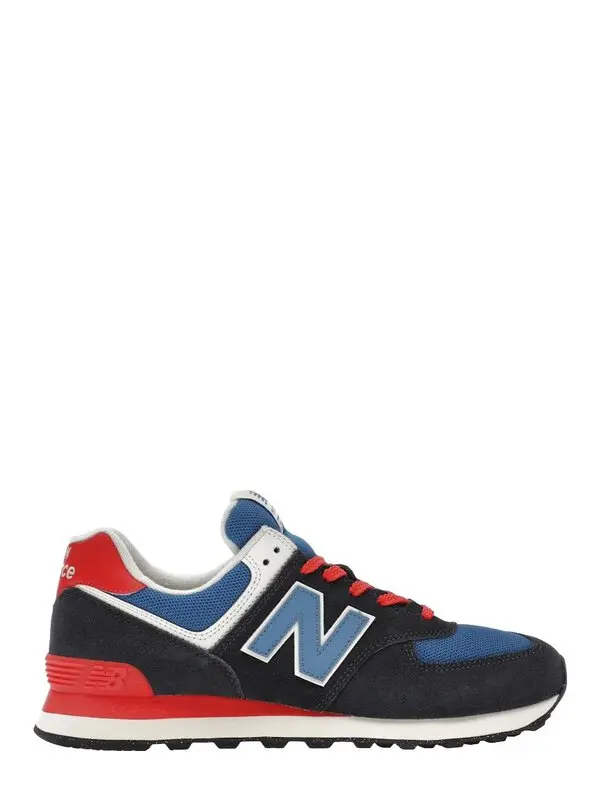 NEW BALANCE 574 Sneakers - Phantom/blue Agate/blast Red