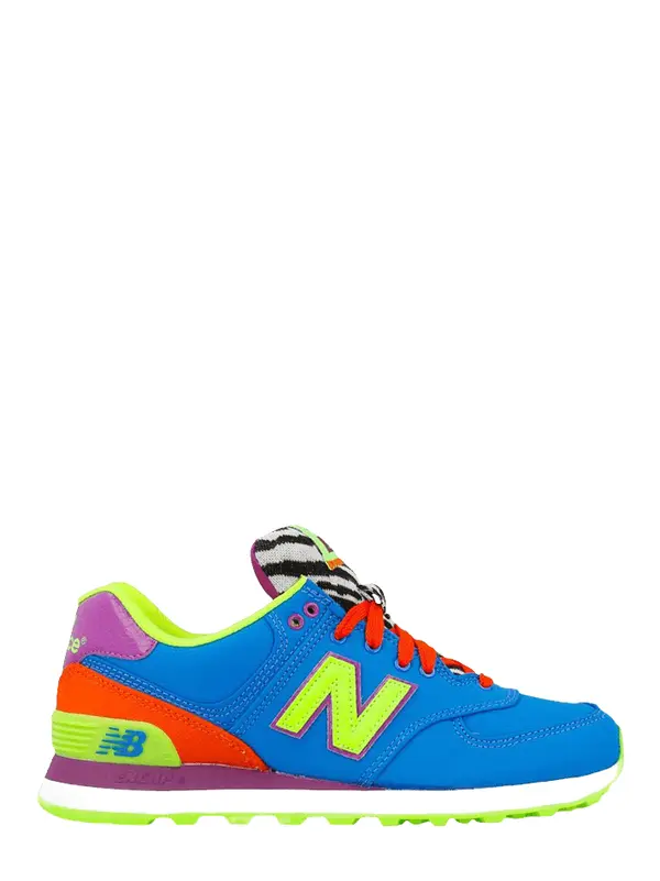 NEW BALANCE 574 Pop Safari - Neon Blue/lime/berry