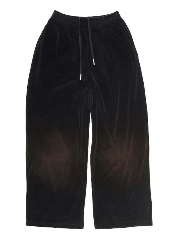 Acne Studios Velour Trousers - Black