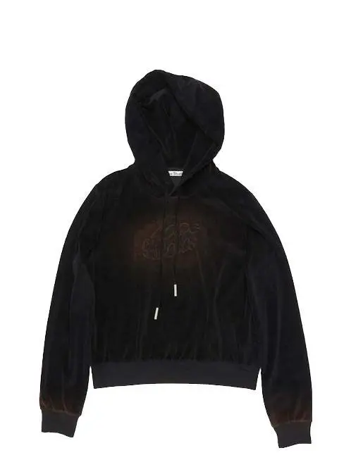 Acne Studios Hooded Fitted Sweater - Black