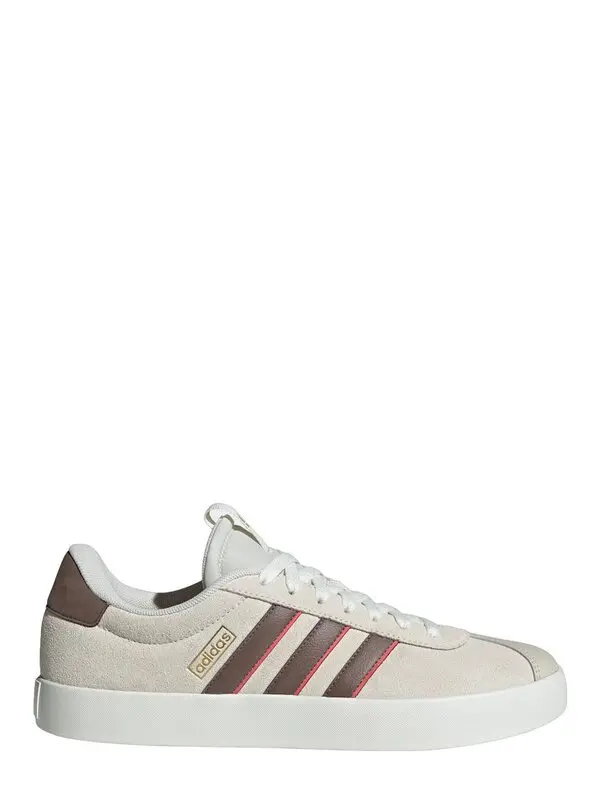 Adidas Vl Court 3.0 Sneakers - Off White/earth Strata/gold Metallic