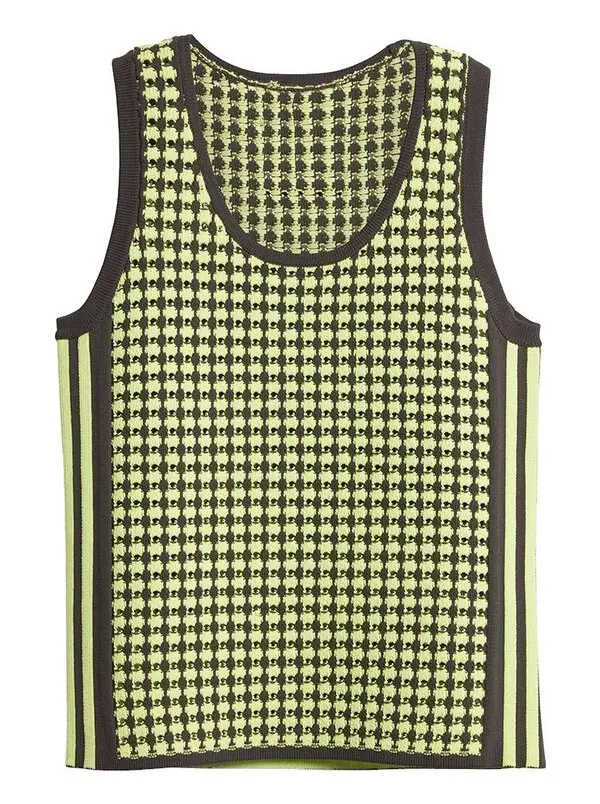 Adidas X Wales Bonner Knit Vest - Semi Frozen Yellow/night Brown