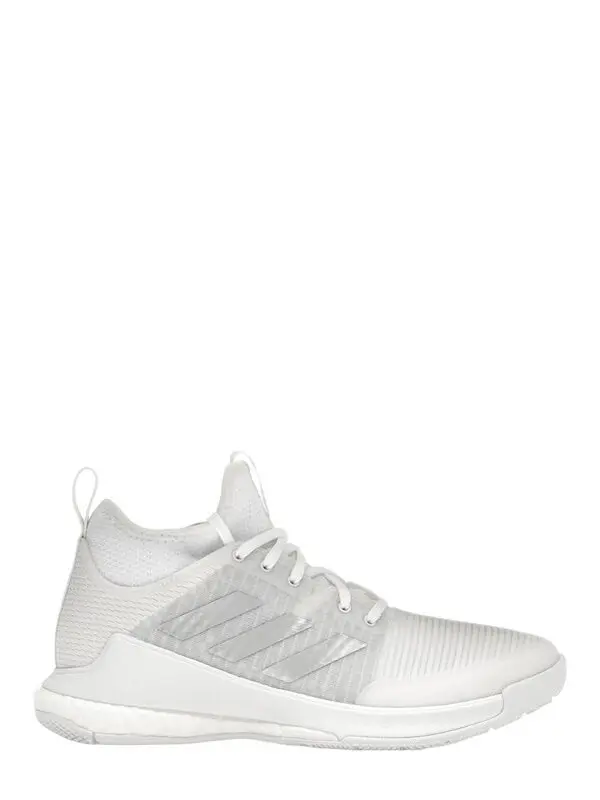 Adidas Crazyflight Mid Athletic Sneakers - Cloud White/silver Metallic/grey One