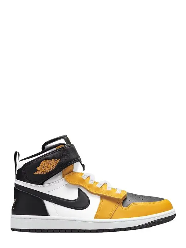 JORDAN 1 High Flyease Sneakers - Yellow Ochre/white