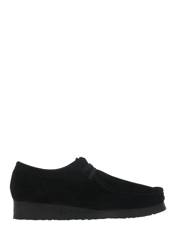 Clarks Originals Wallabee Suede Boots - Black