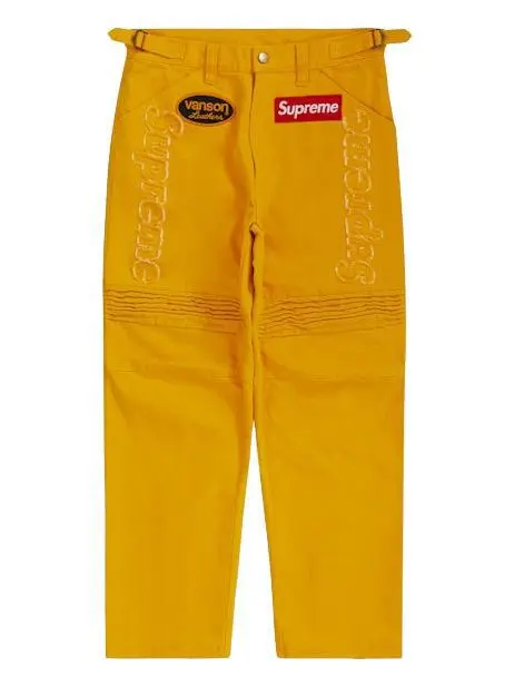 Supreme Cordura Denim Racing Pant - Yellow