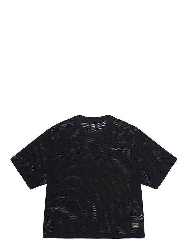 StÜssy Mesh Jersey Crew - Black