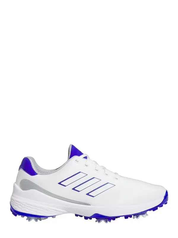 Adidas Zg23 Golf Athletic Sneakers - Cloud White/lucid Blue/silver Metallic