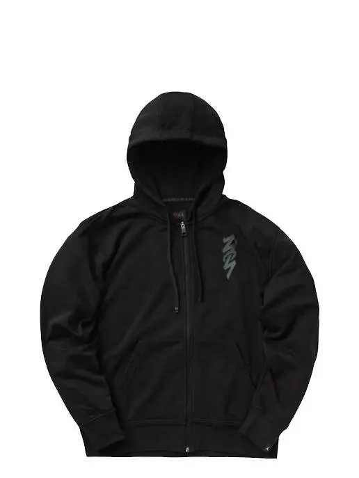 JORDAN Dri-fit Zion Full-zip Hoodie - Black/smoke Grey