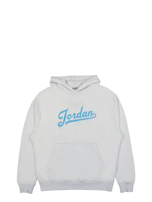 JORDAN Flight Mvp Fleece Pullover Hoodie - Light Grey